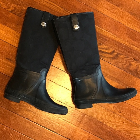 Coach | Shoes | Coach Rain Boots | Poshmark
